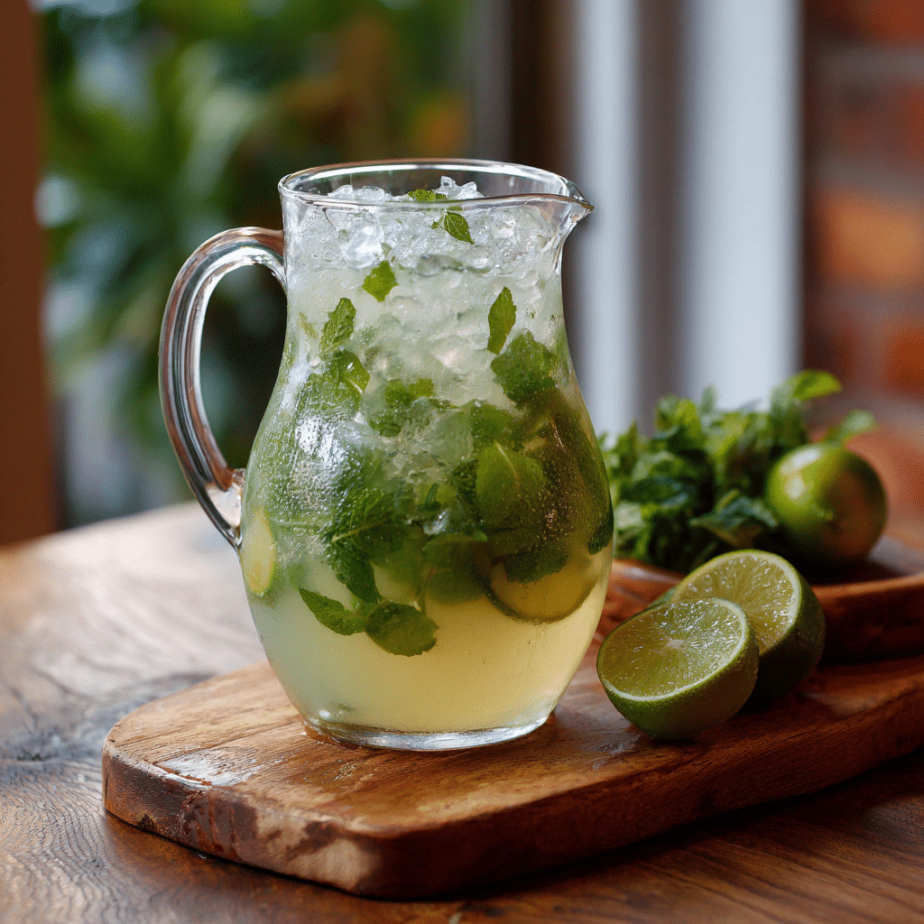 Virgin Mojito Pitcher Recipe – Easy 5-Minute Party Mocktail